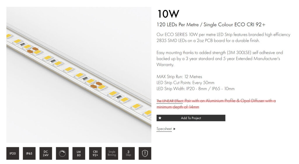 The Linear Effect | fossLED